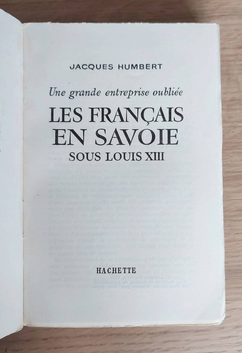 Le Beau Livre - Humbert, Jacques - Une grande entreprise oubliée, Les ...
